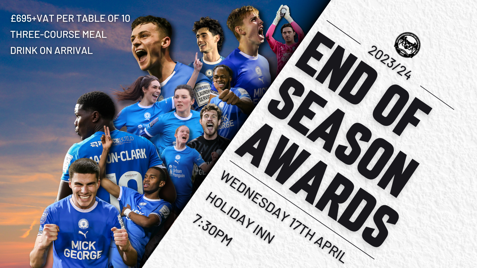 End Of Season Awards Evening | Peterborough United - The Posh