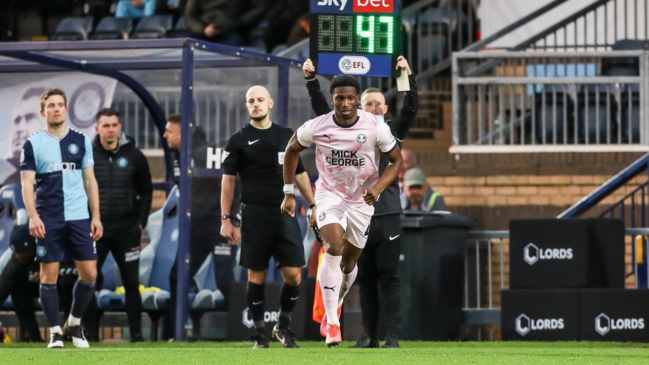 Aderoju Proud To Make Football League Debut | Peterborough United - The ...