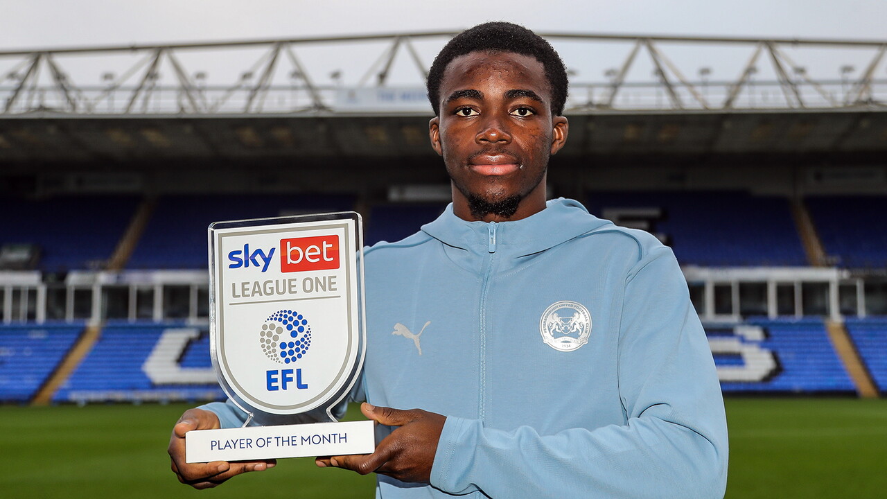 Poku Scoops October Player Of The Month Award | Peterborough United ...