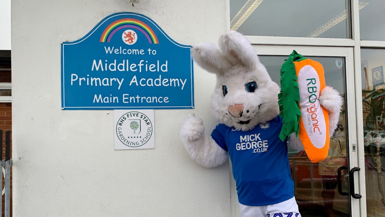 Posh Visit Middlefield Primary School | Peterborough United - The Posh