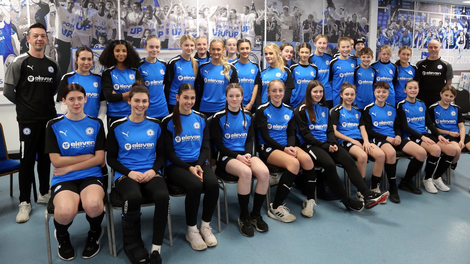 Hendrick Spends Evening At Posh Girls ETC | Peterborough United - The Posh