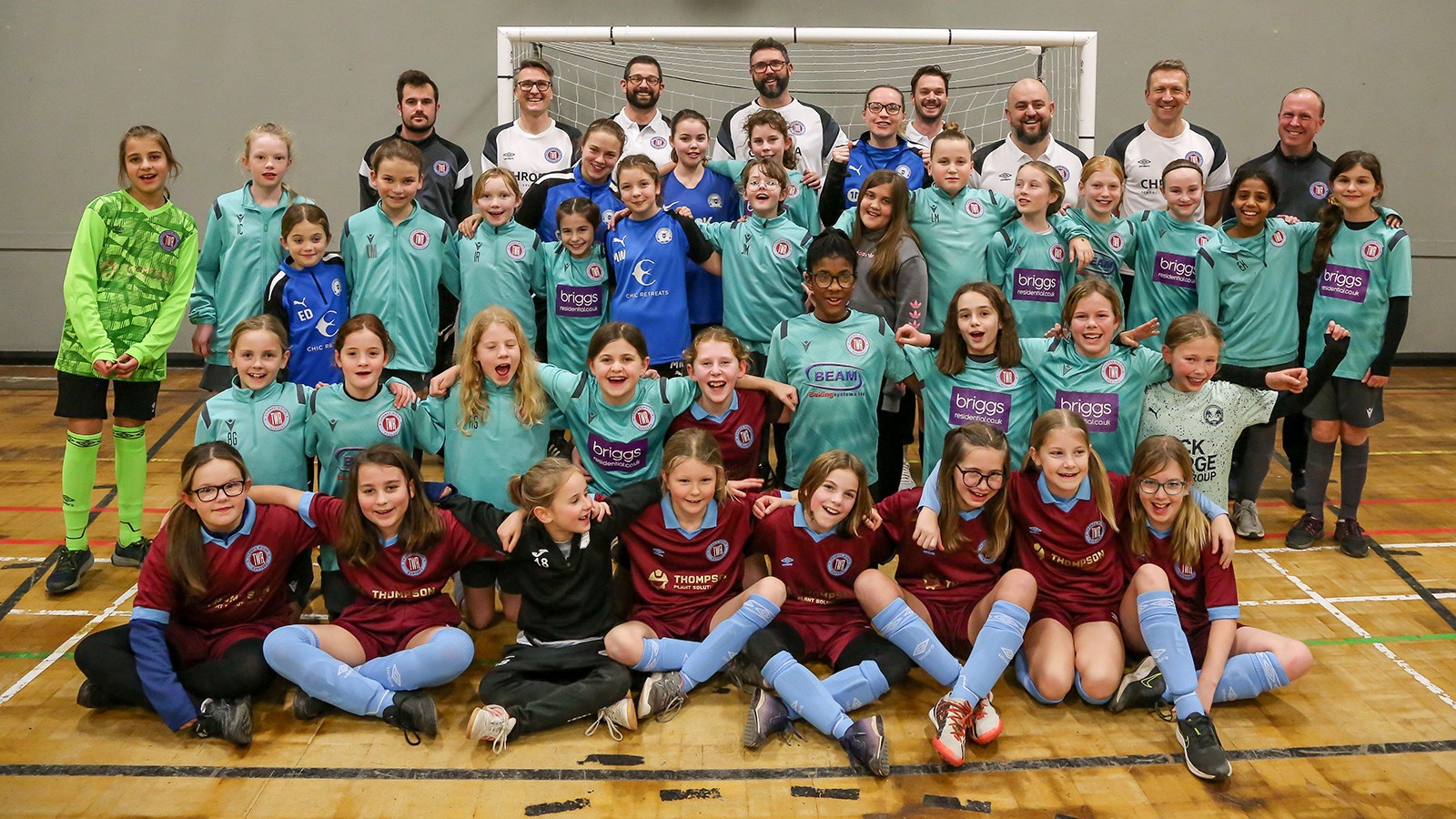 Posh Women Stars Visit Girls Junior Teams | Peterborough United - The Posh