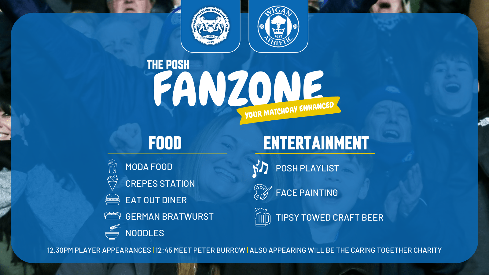 Fanzone Open for Wigan Athletic Fixture On Saturday | Peterborough ...