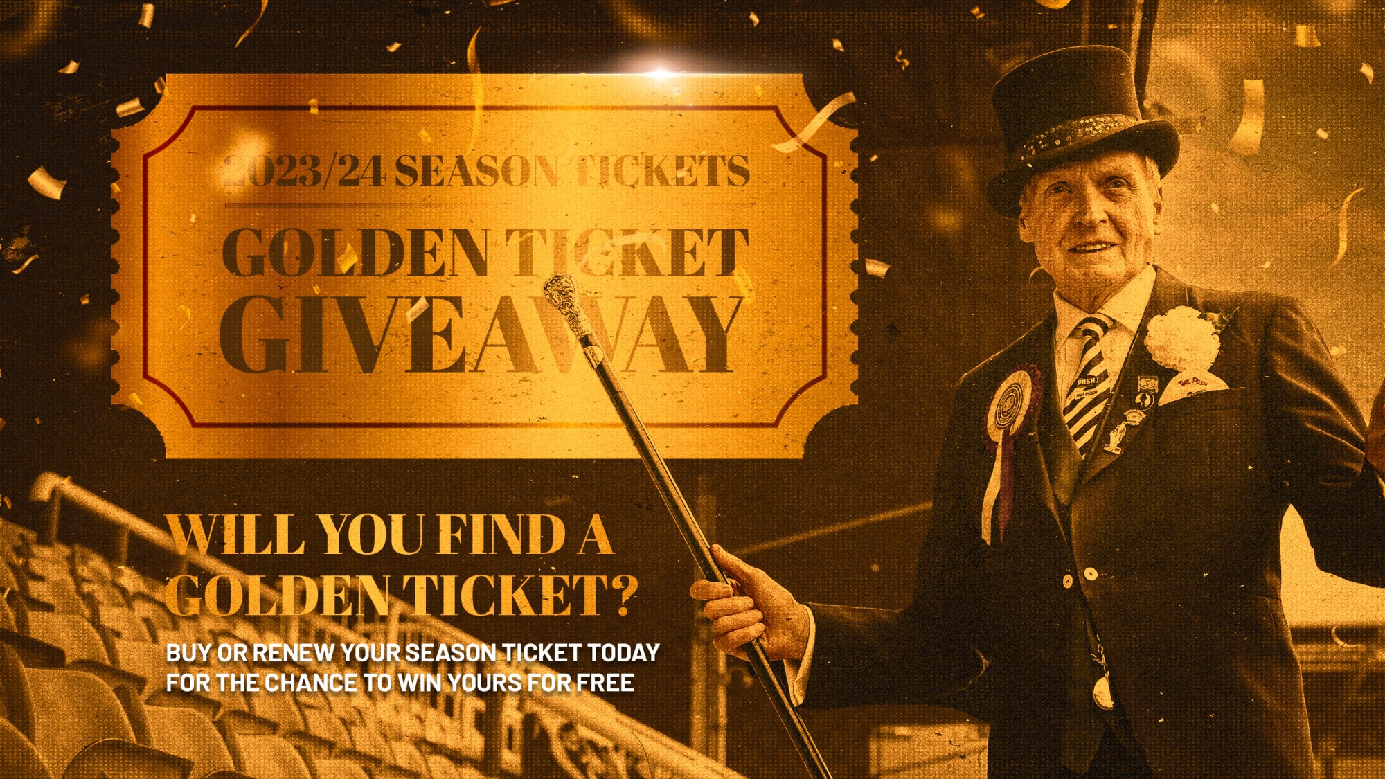 Posh Announce Golden Ticket Giveaway | Peterborough United - The Posh