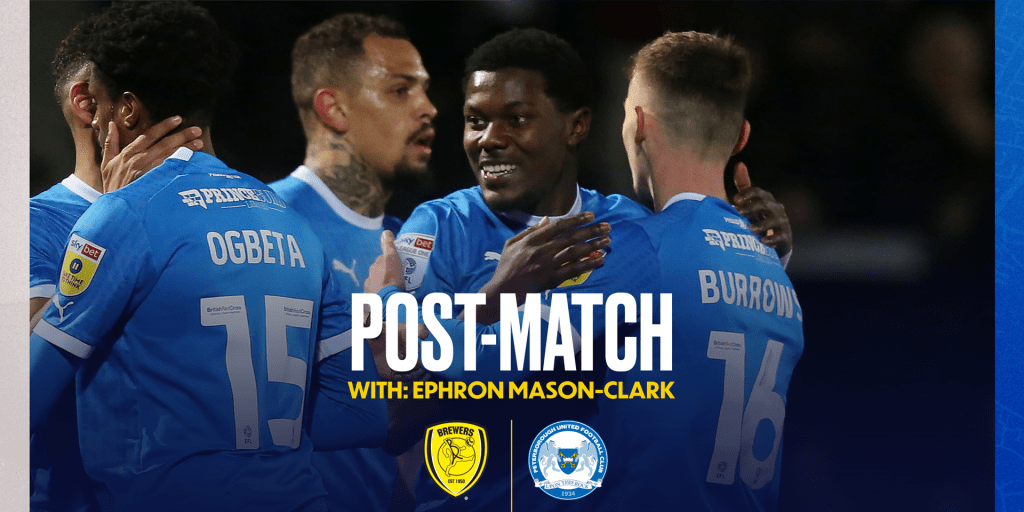 Mason-Clark Happy To Send Fans Home Happy | Peterborough United - The Posh