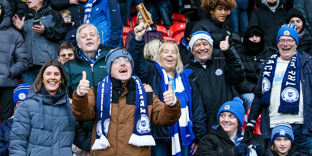 Fans Gallery • Doncaster Rovers v Posh | Peterborough United - The Posh
