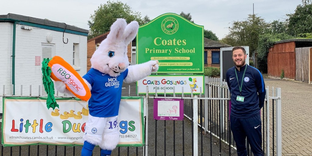 Posh Visit Coates Primary School | Peterborough United - The Posh